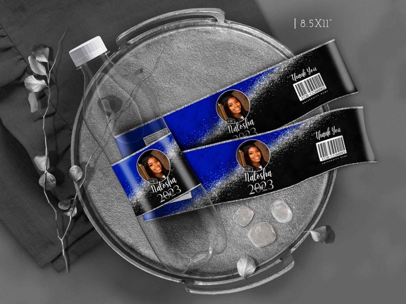 Graduation or Prom Royal Blue Black Silver Decoration Candy - Etsy