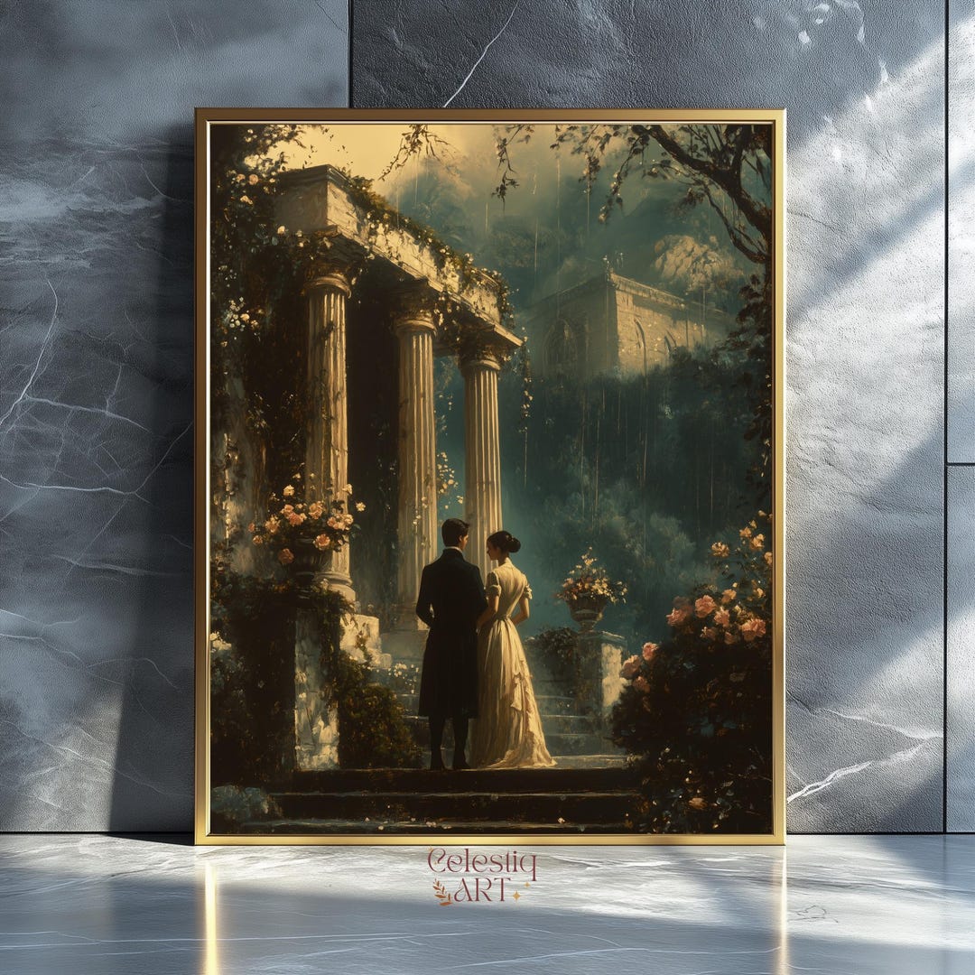 Pride and Prejudice Temple Proposal Art Print, Cottagecore Wall Decor ...