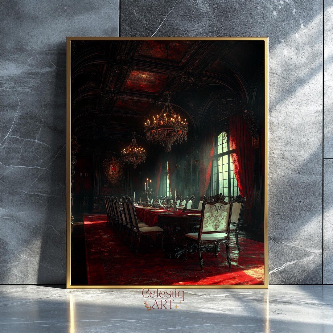Gothic Horror Art for Dark Souls, Victorian Goth Oil Painting Prints ...