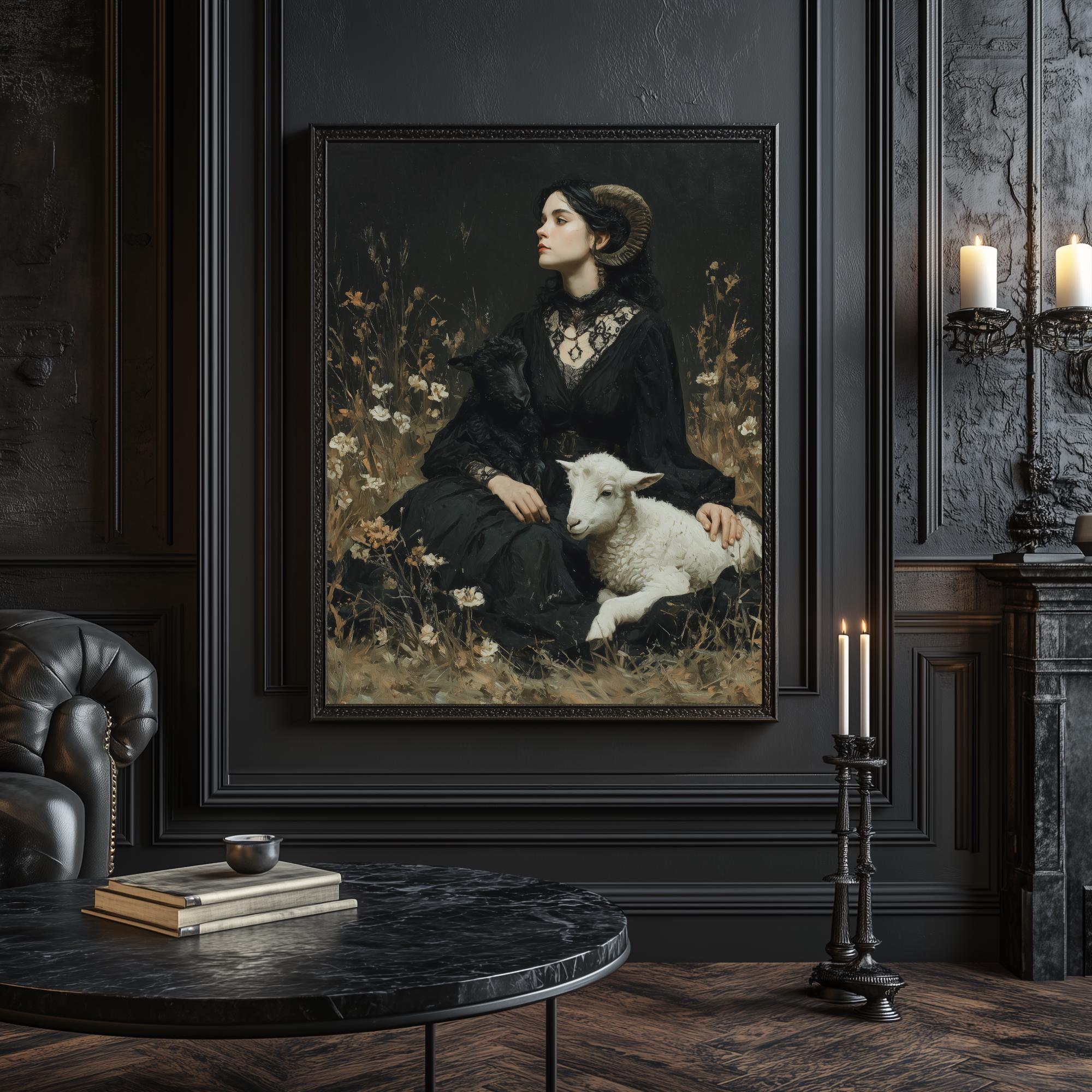 Lilith Witch Art Print: Gothic Pagan Decor (digital Download) - Etsy