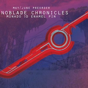 Xenoblade Chronicles Monado 3D Enamel Pin - Etsy