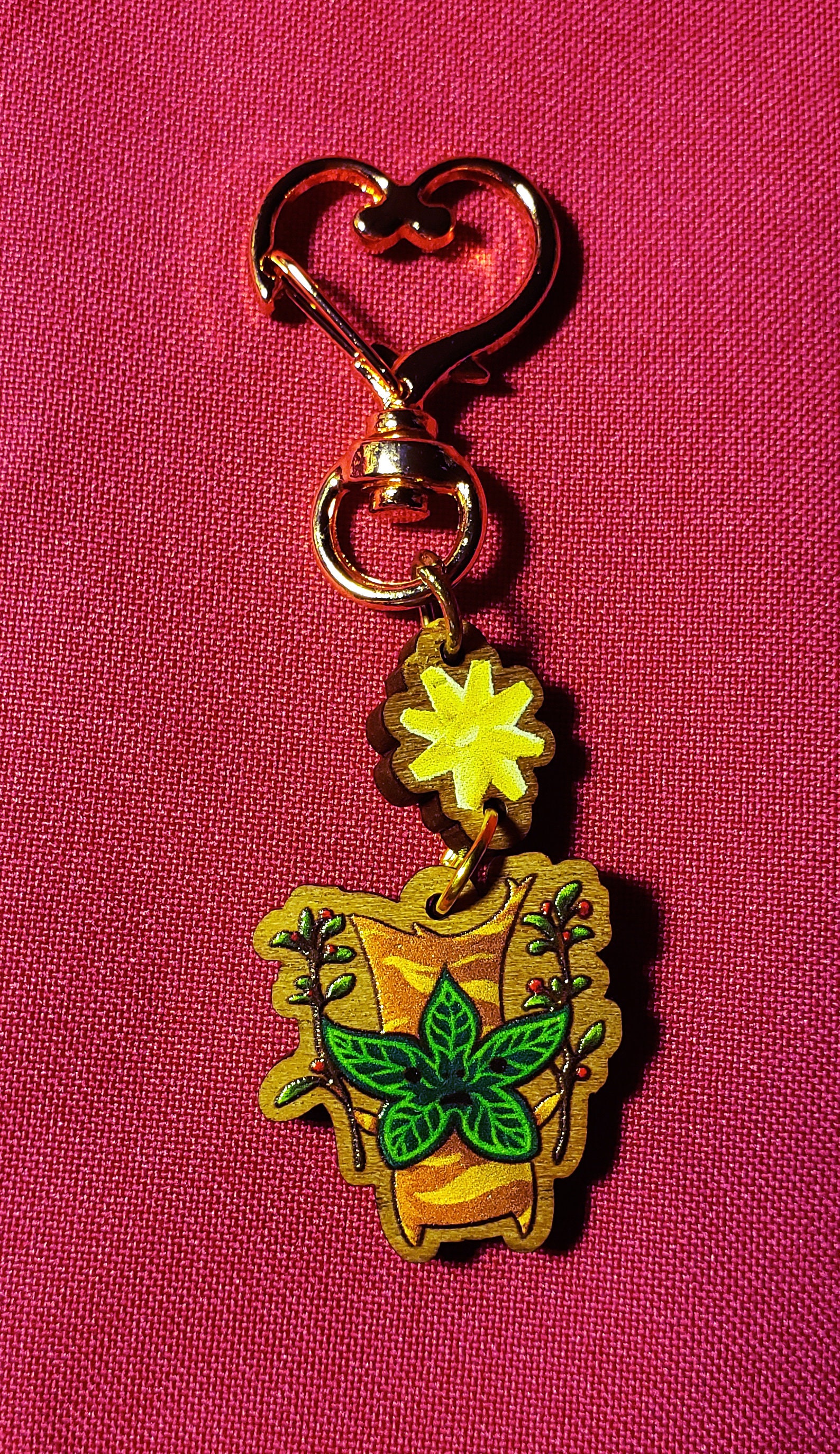Legend of Zelda Breath of the Wild Korok Tiered Wooden Charms | Etsy