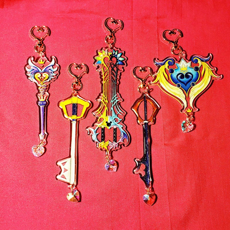 Keyblade Acrylic Charm - Etsy