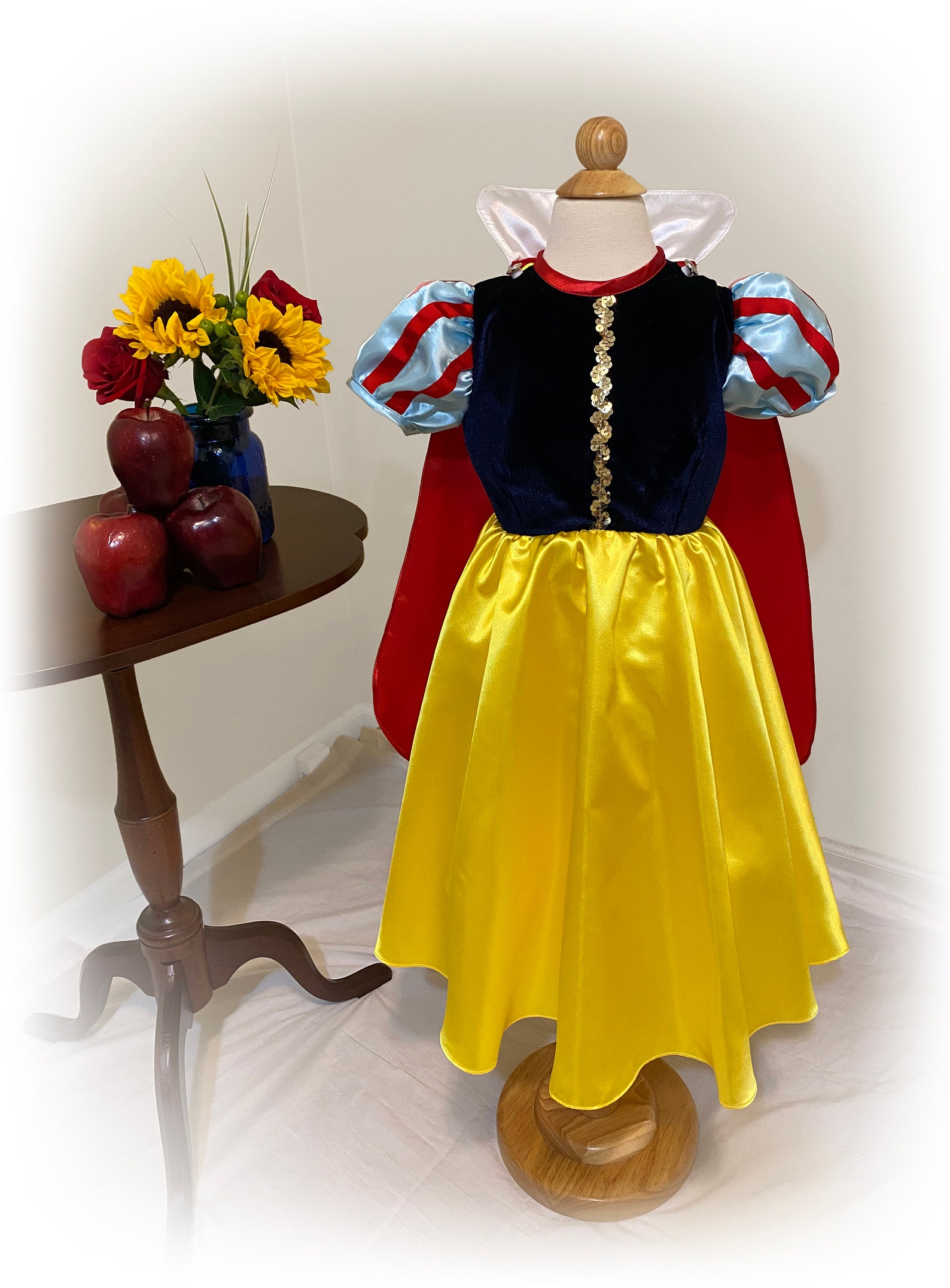 Handmade Snow White Dress-snow White Costume Disney Princess | Etsy