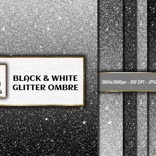 Silver Digital Papers Silver Metallic Textures Scrapbook - Etsy