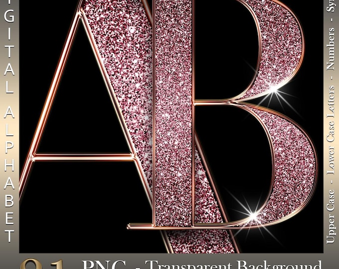 Diamond Alphabet PNG Clipart, Glitter Pink Alphabet PNG, Pink Diamond ...