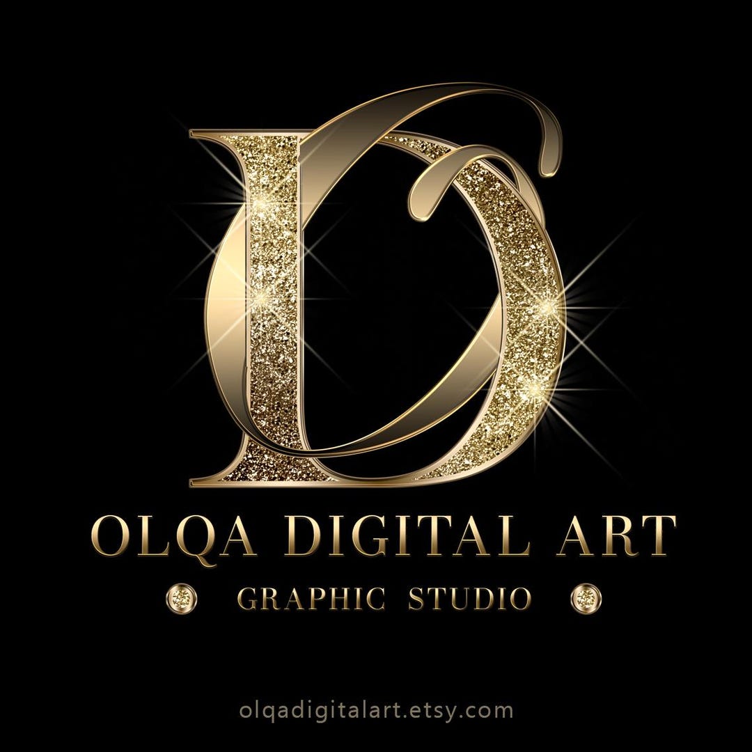 Glitter Logo Gold, Beauty Logo, Logo Cosmetics, Sparkle Logo, Luxury ...