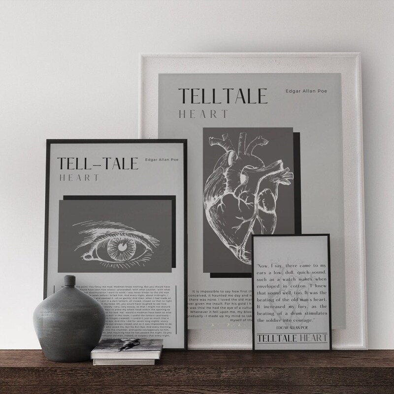 Tell Tale Heart Art - Etsy