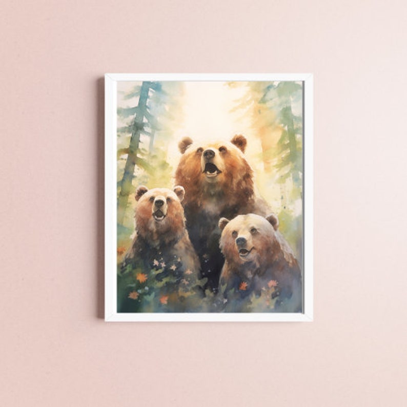 Printable Goldilocks and the 3 Bears Art Gallery, Storybook, Fairytale ...