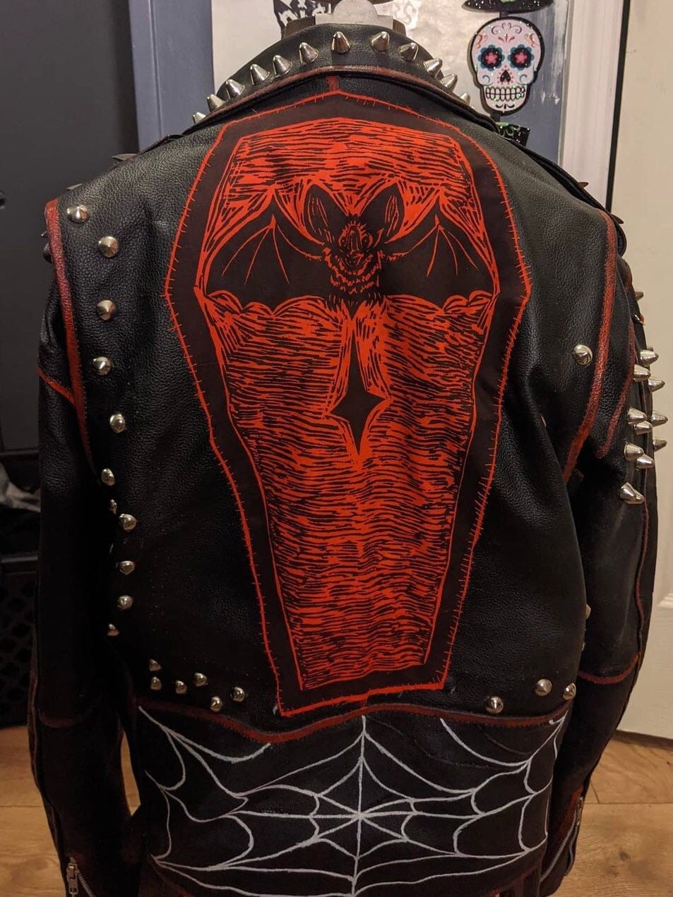 Vampire Coffin Back Patch 3 Colorways - Etsy