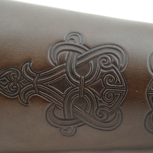 Viking Archery Arm Guard - Laced With Leather Cord - Etsy