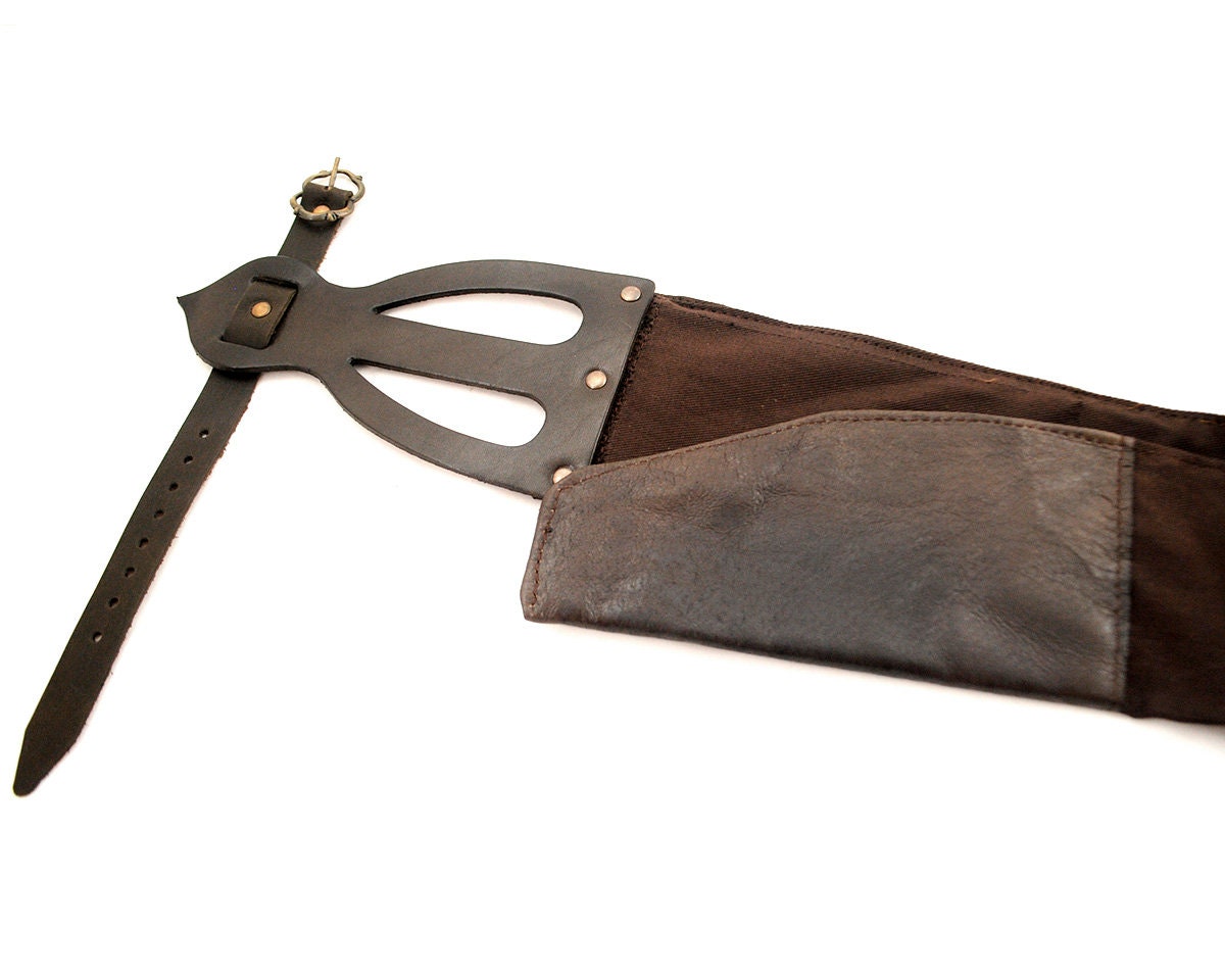 Cotton Bow Cover With the Leather Flap Closed With a Buckle - Etsy