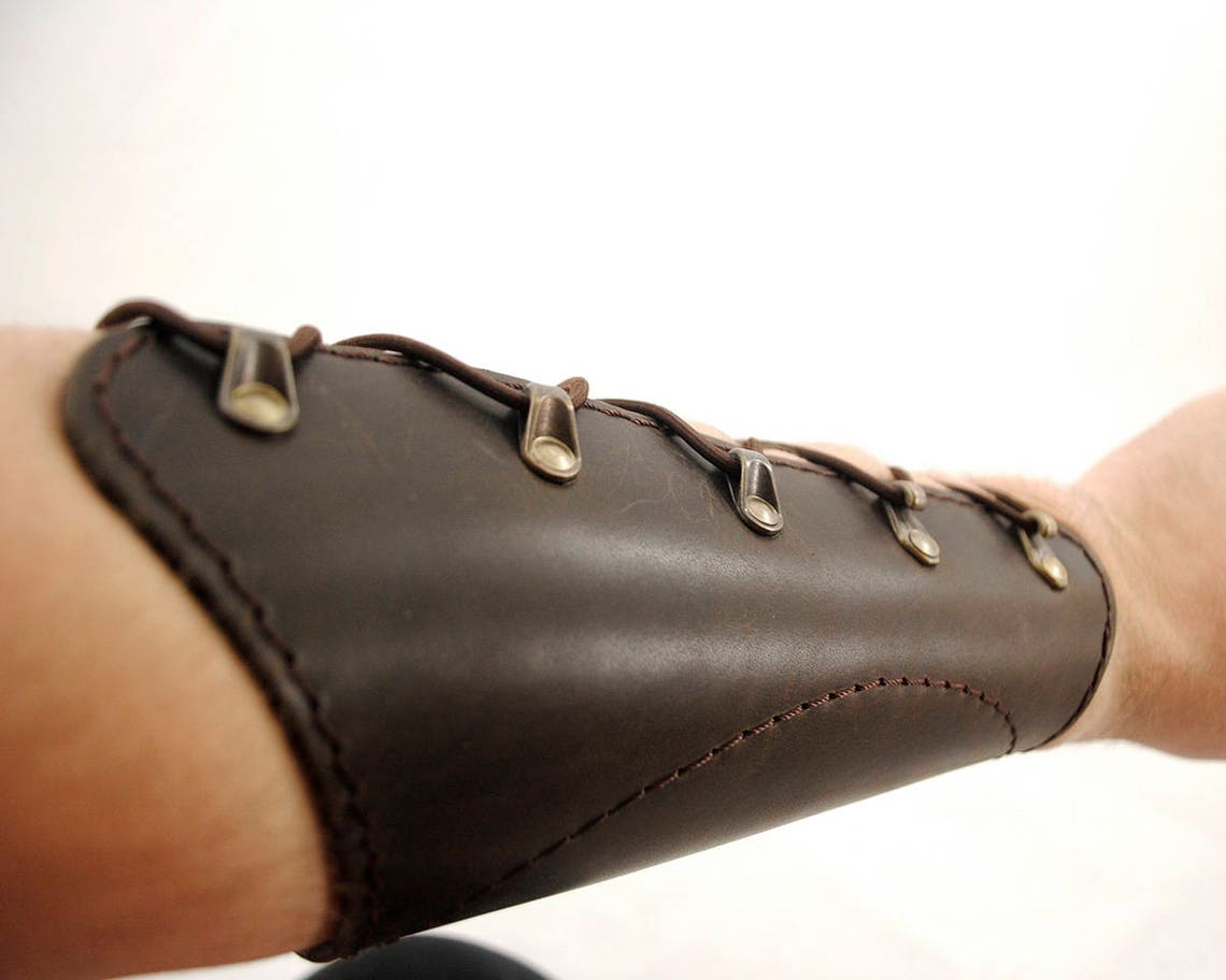 Leather Archery Arm Guard ELLIPSE | Etsy