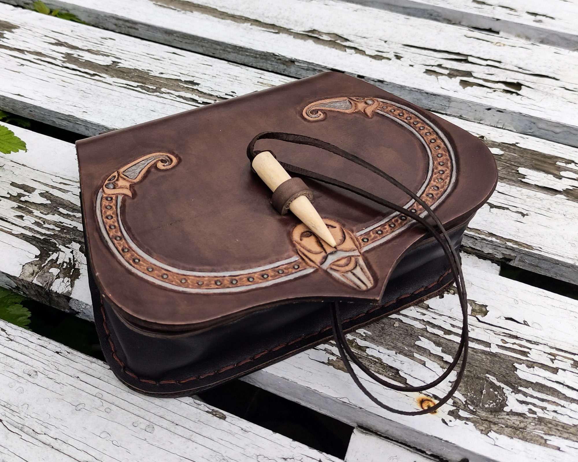 Yarl's Pouch 'Örnnäbb' - Viking Belt Bag - Etsy