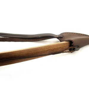 Bow Tip Protector and Bowstring Holder - Made of Leather - Both Sides ...