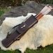 Leather, Semicircular Back Quiver - Lace-up Version - Etsy
