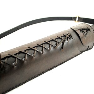 Semicircular, Laced Back Quiver With Lace-up Front - Etsy