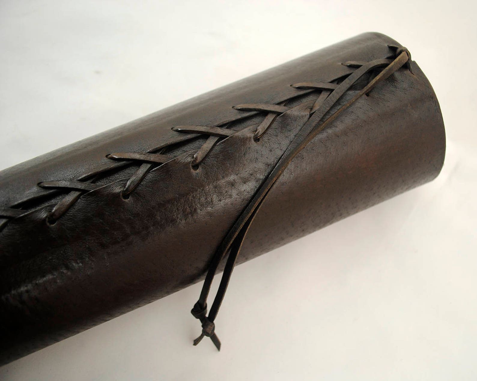 Leather Semicircular Back Quiver Lace-up Version - Etsy