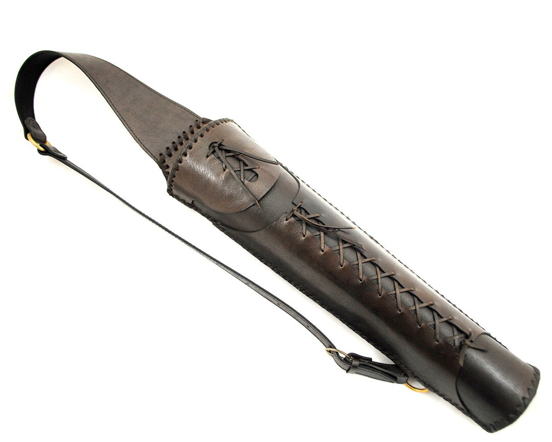 Semicircular, Laced Back Quiver With Lace-up Front - Etsy