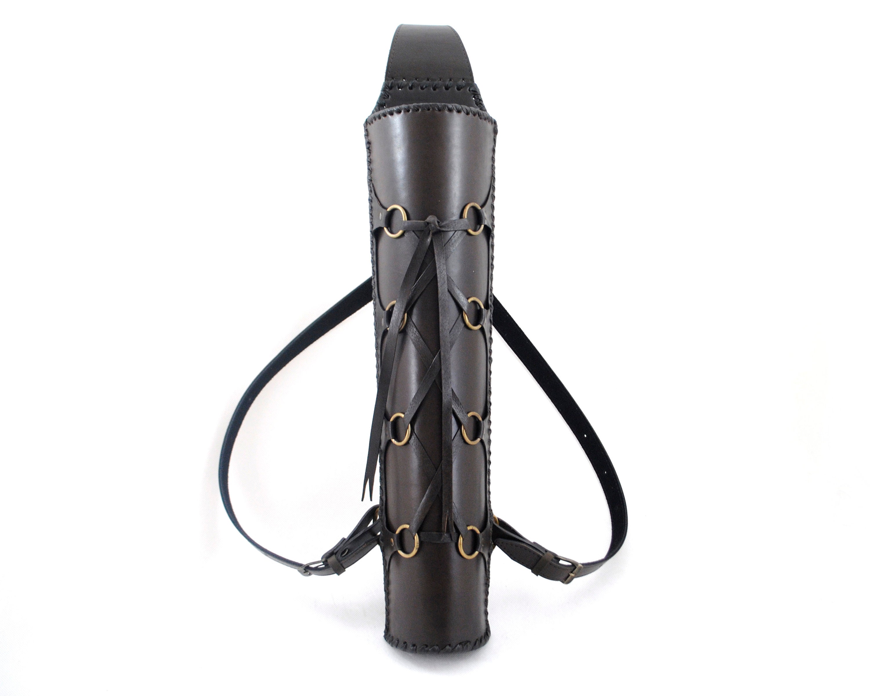 Semicircular Back Quiver Version With Rings and Laced Edges | Etsy UK