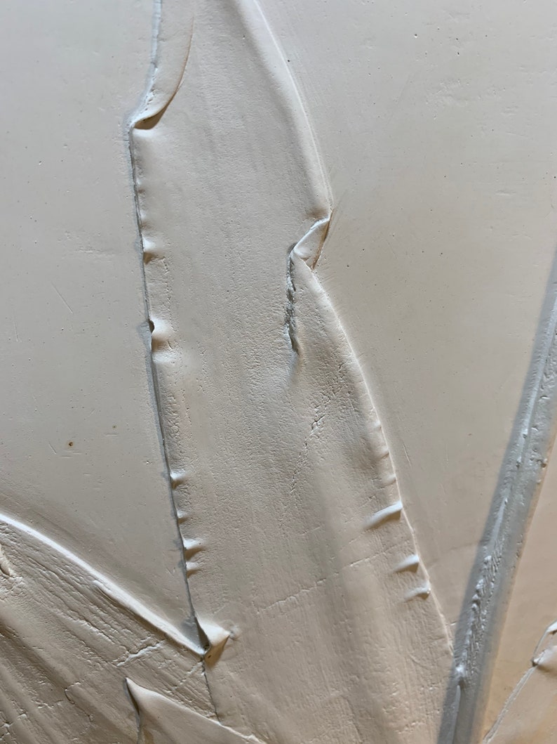 Giant Plaster Tulip Bas Relief Wall Art 15”x 30 1/2” - Etsy