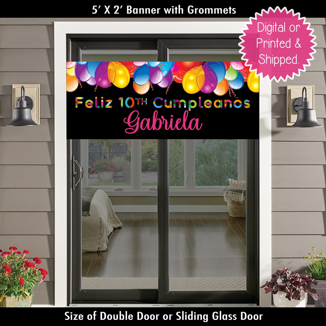 Feliz Cumpleaños Banner - Feliz Cumpleaños - Birthday Banner - Outdoor ...