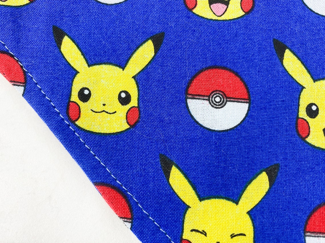 Pokemon Dog Bandana ~ Custom Sizes, Over the Collar Bandana for Dogs ...