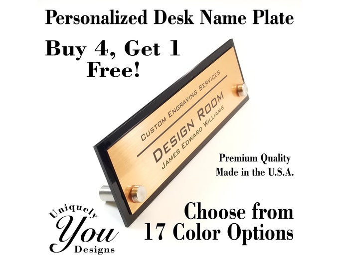 Executive Office Door Plate Wall Plate HIGH QUALITY Two Tone - Etsy
