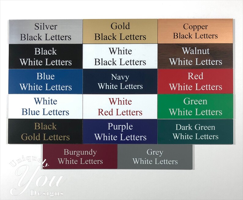 Personalized Desk Name Plate With Acrylic Base 2" X 8" Engraved ...