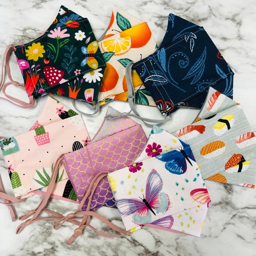 3D Face Mask Triple Layer Washable Comfortable - Etsy