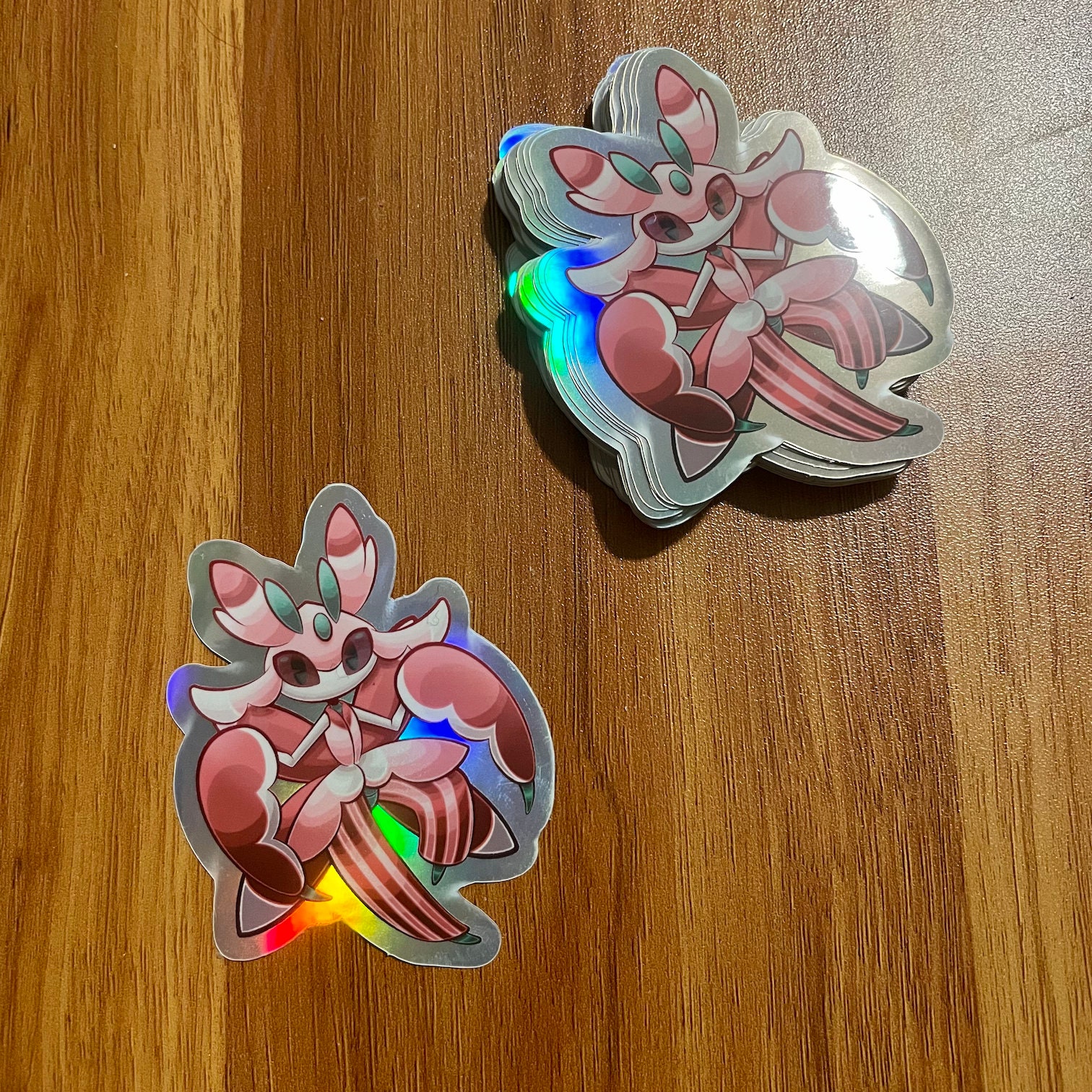Cute Lurantis Holographic Pokémon Sticker - Etsy