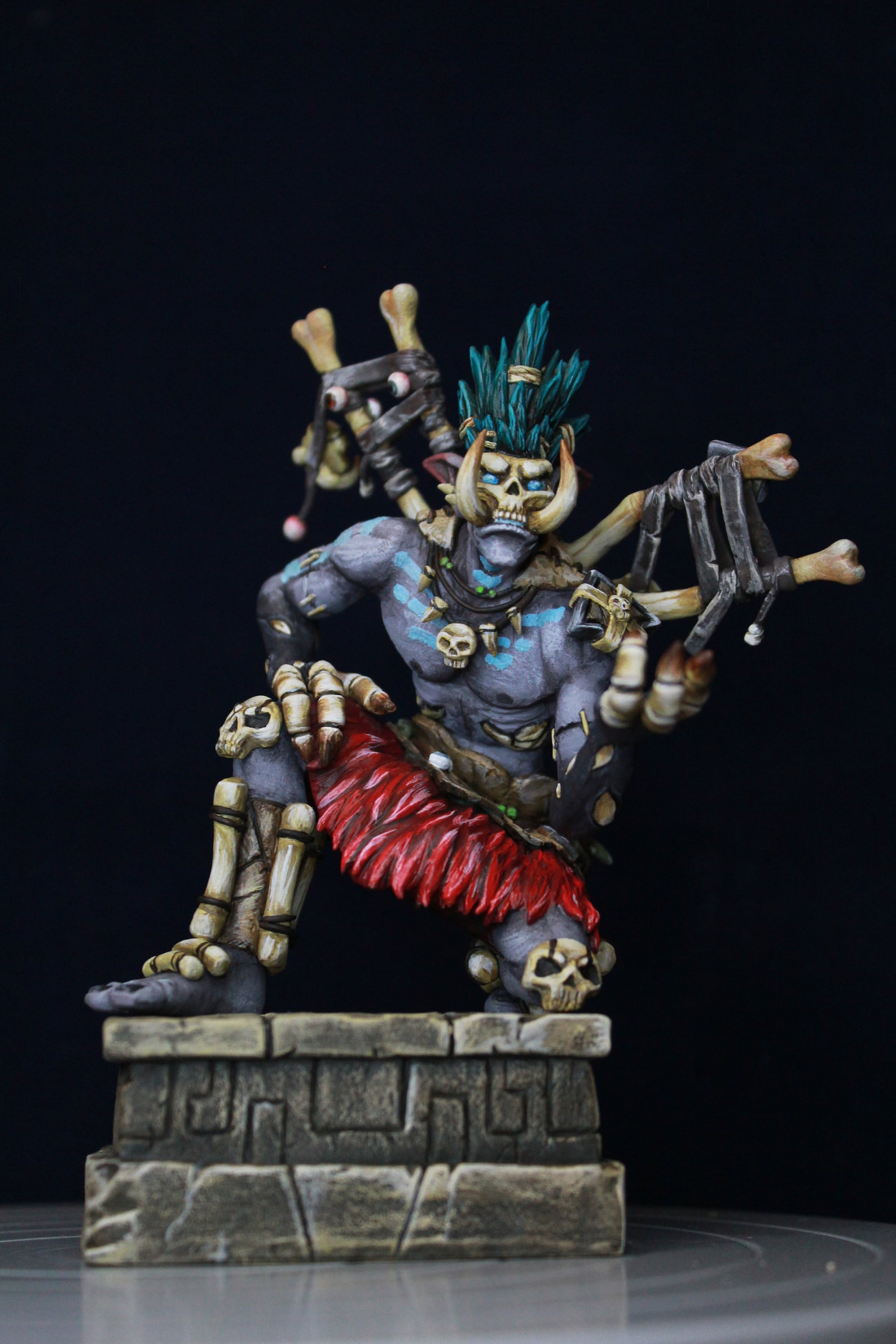 Bwonsamdi World Of Warcraft High detailed figurine troll | Etsy