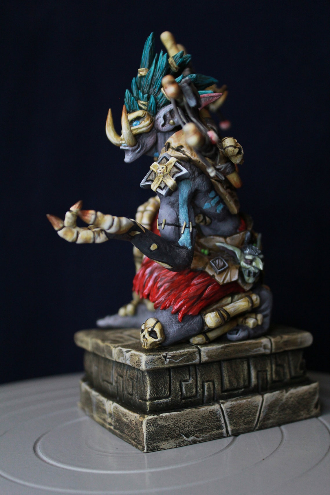 Bwonsamdi World Of Warcraft High detailed figurine troll | Etsy