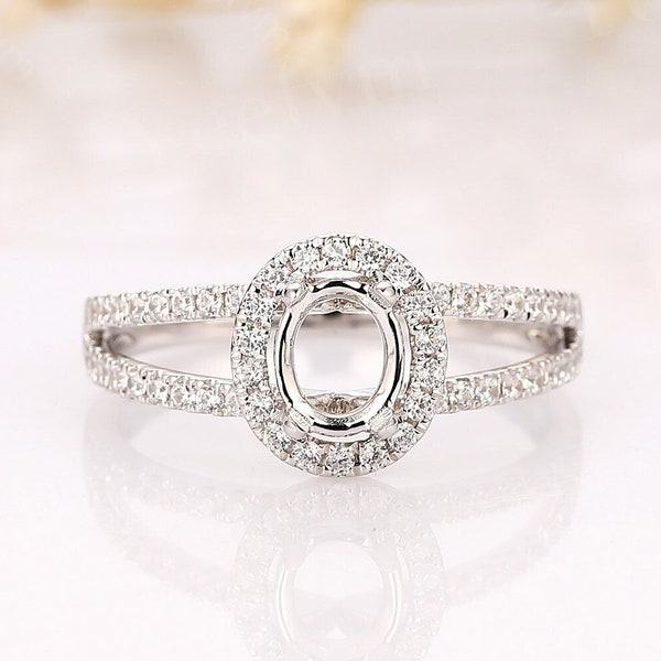 Oval Cut Setting - Etsy