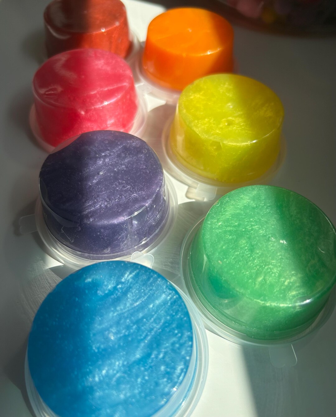 Rainbow Shimmer Clear Slime Bundle - Etsy