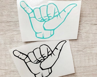 Vinyl Shaka Decal | Etsy