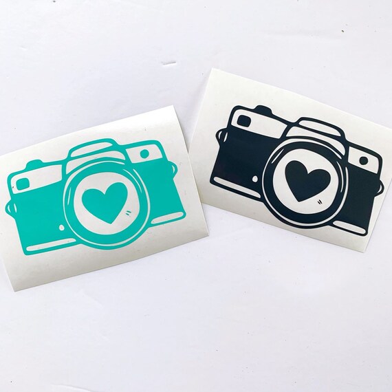 Camera Decal Camera Sticker Camera Love Decal Gift for | Etsy