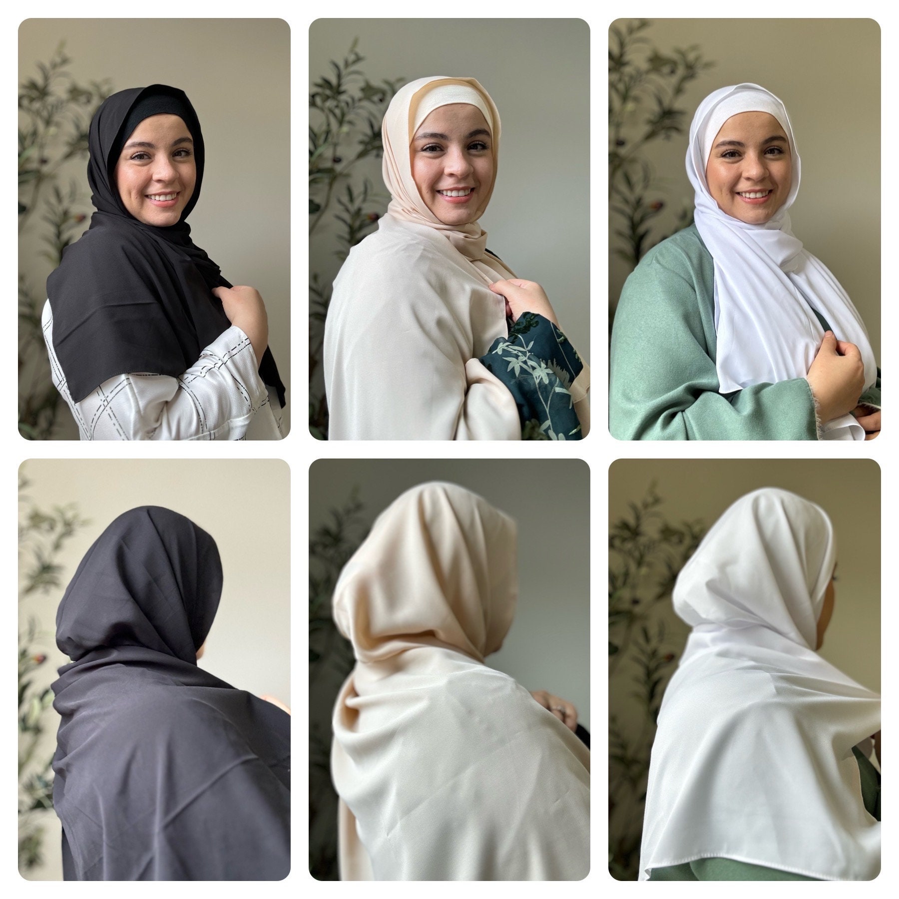 My First Hijab Box. for New Hijabis. Basic Colors. Black, Beige, and ...