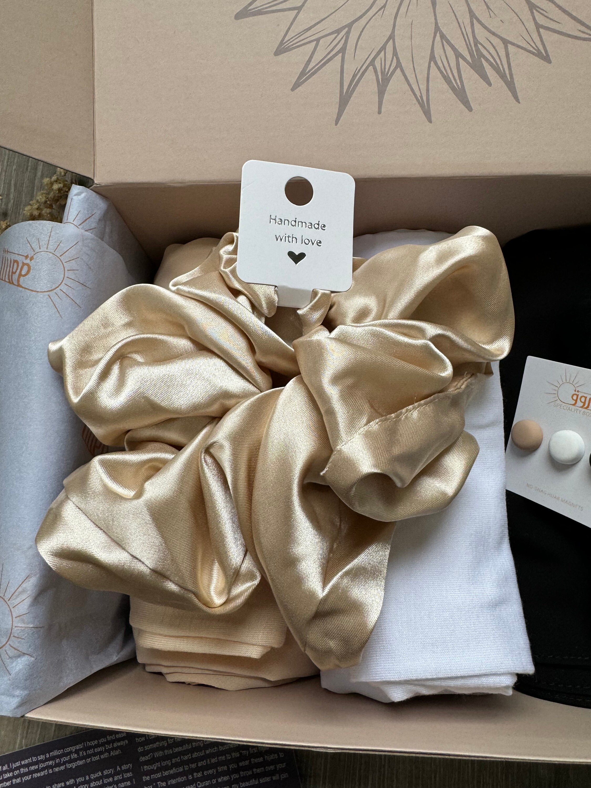 My First Hijab Box. for New Hijabis. Basic Colors. Black, Beige, and ...