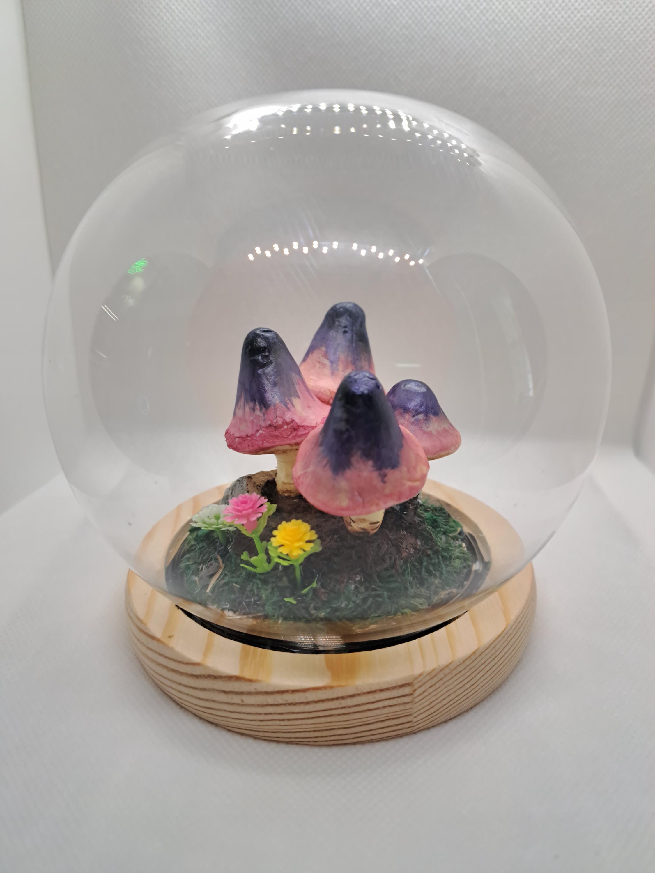 The Elder Scrolls V Skyrim Bleeding Crown Glass Globe Dome Diorama Desk ...