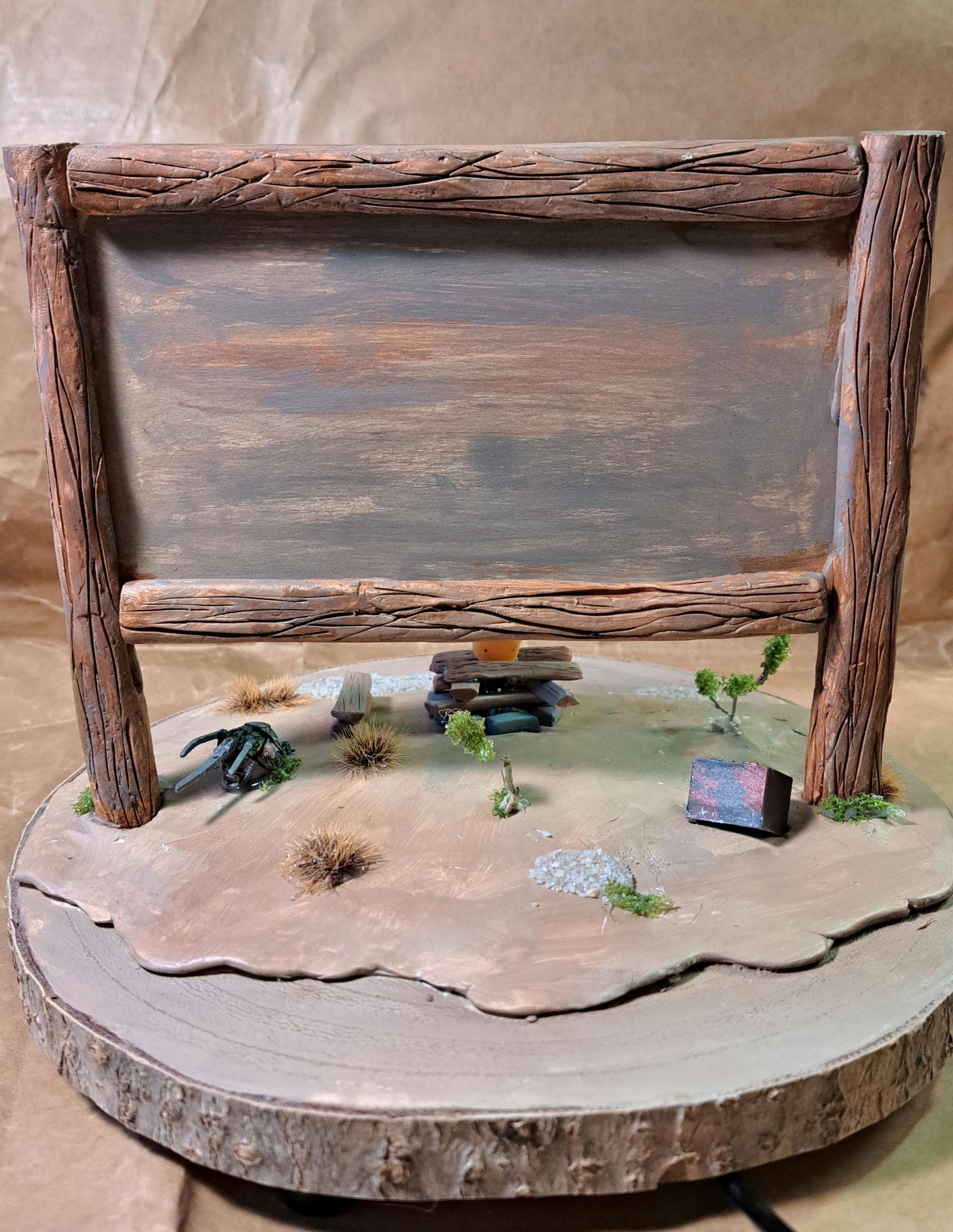 Fallout New Vegas Billboard Diorama Light up Statue Display Desk ...