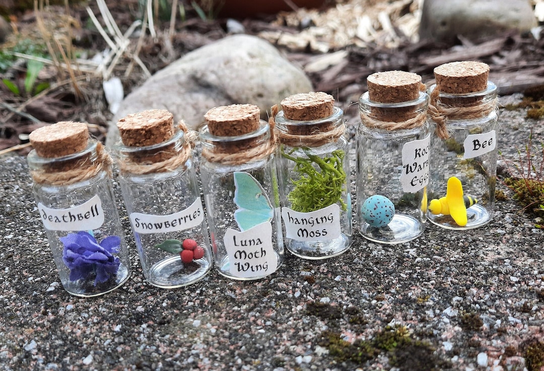 Individual Skyrim Alchemy Potion Bottle Ingredients; Custom Made, EVERY ...