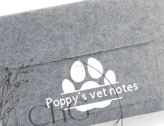 Pet Documents Personalised Pet Folder Vet Folder Veterinary - Etsy