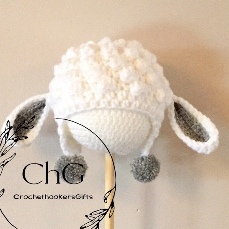 Crochet Lamb Hat - Etsy