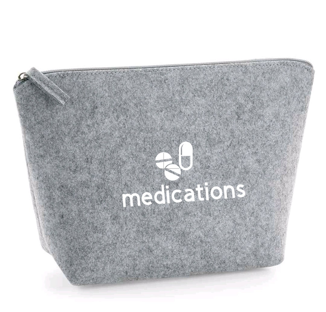 Medicine Pouch, Medication Case, Crochet Hook Holder, Crochet Gift, Felt Pouch, Knitting Pouch ...