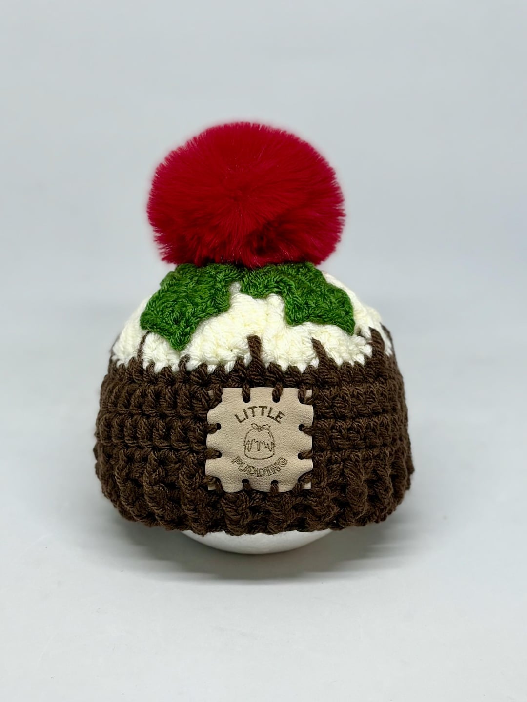 Christmas Pudding Hat, Christmas Pudding, Christmas Baby Hat, Baby Hat ...
