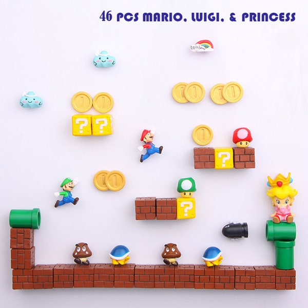 Super Mario Magnets - Etsy