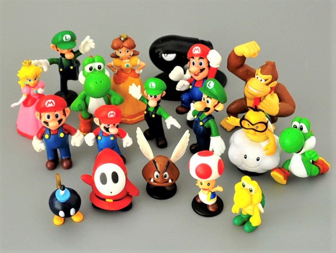 Super Mario Figure Set Toys New Type Added - Etsy UK