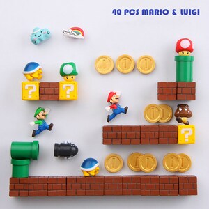 Super Mario Fridge Magnet Set - Etsy UK