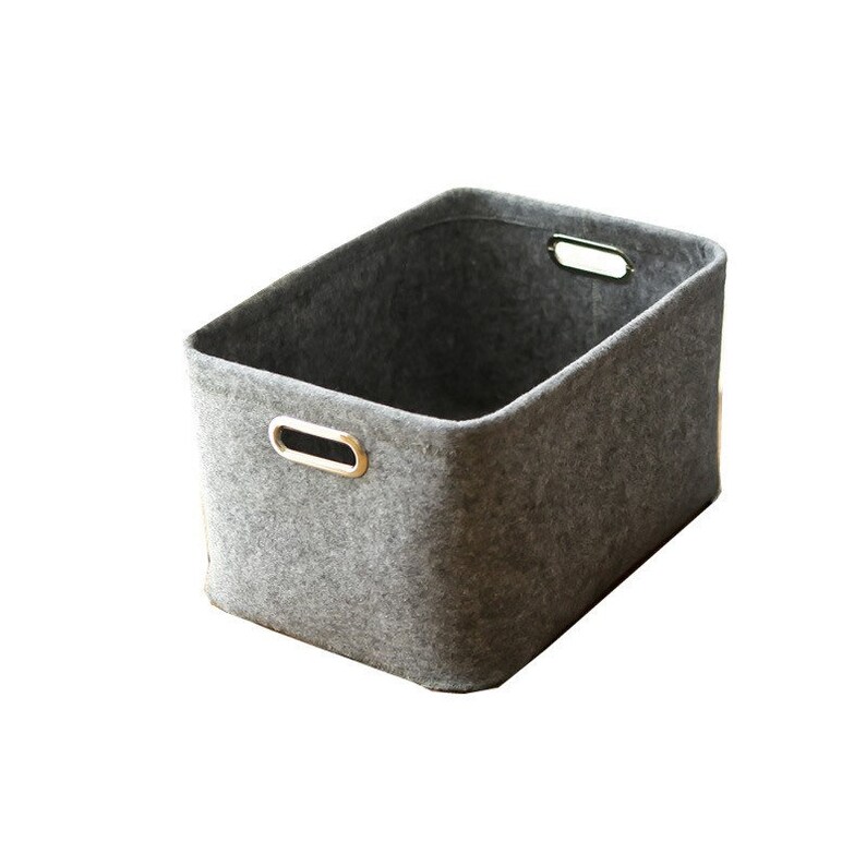 Container Foldable Box Felt Storage Basket Sundries Container - Etsy